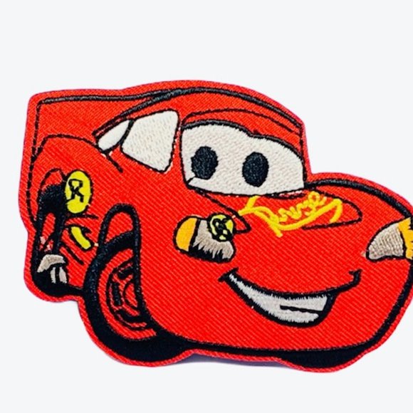 Disney | Accessories | Lightning Mcqueen Cars Patch Sew On Disney Pixar ...